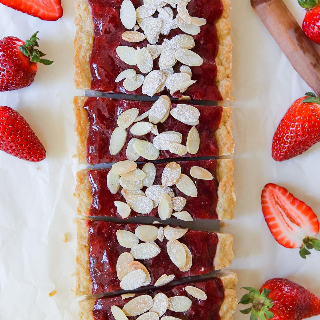 Strawberry Almond Tart